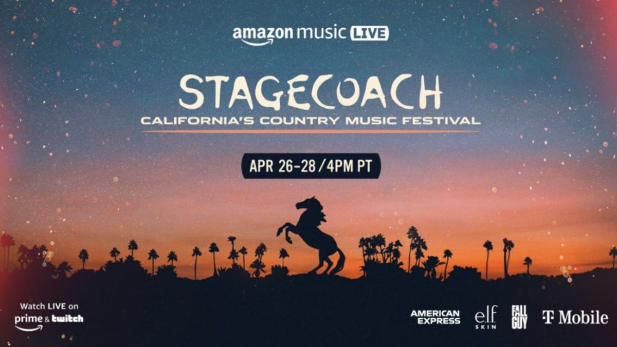 Amazon Music will be streaming the Stagecoach festival again this year ...