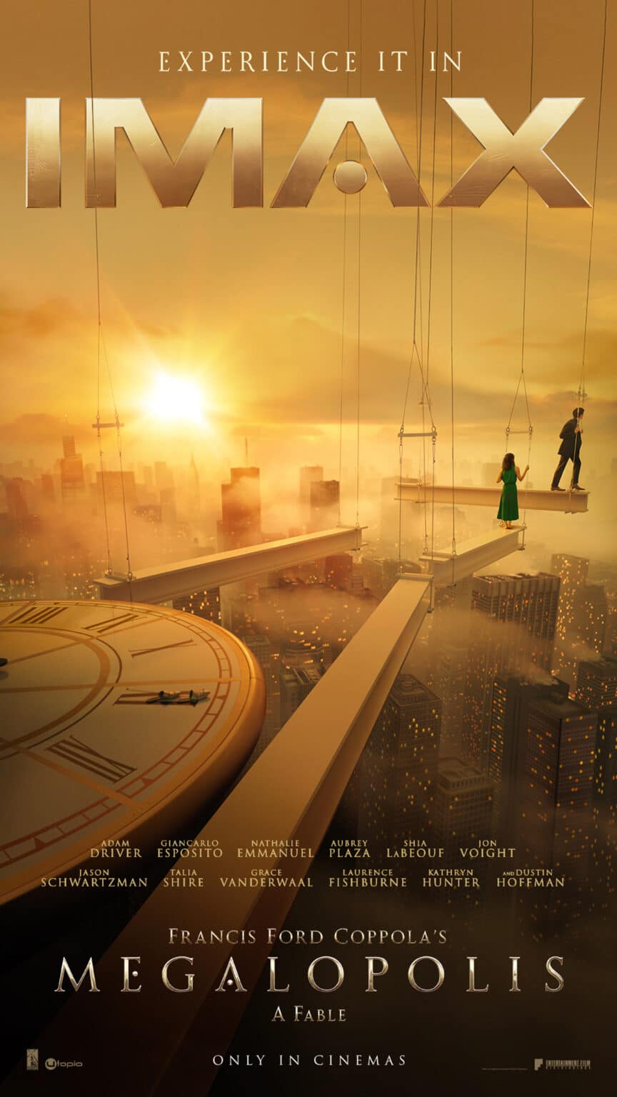 'Megalopolis': new trailer and IMAX poster released - Entertainment Focus
