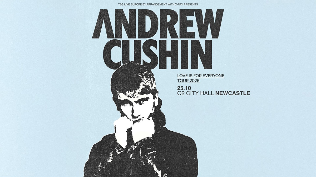 Andrew Cushin announces hometown show in Newcastle for October ...